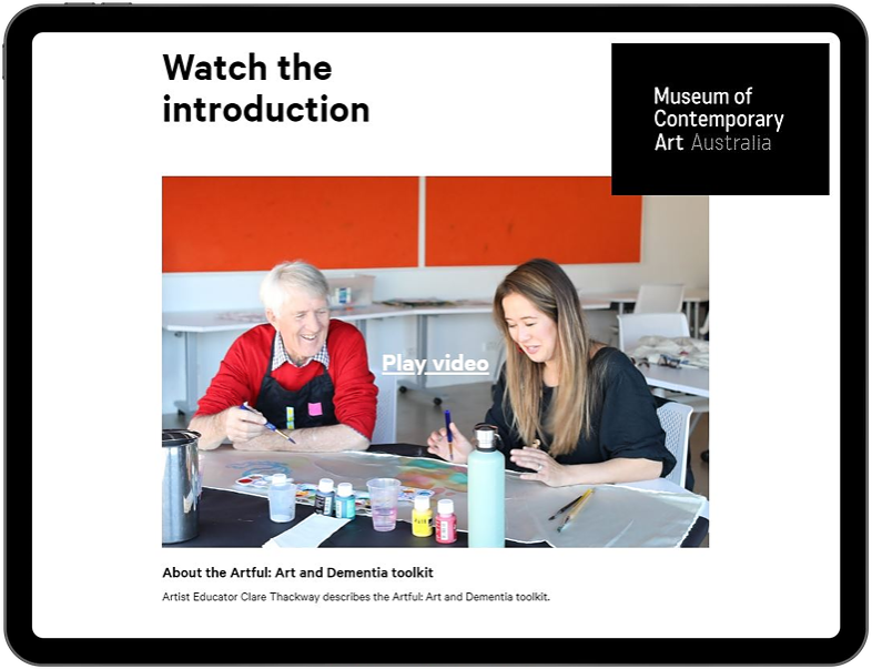 MCA LEARNING | ART & DEMENTIA TOOLKIT